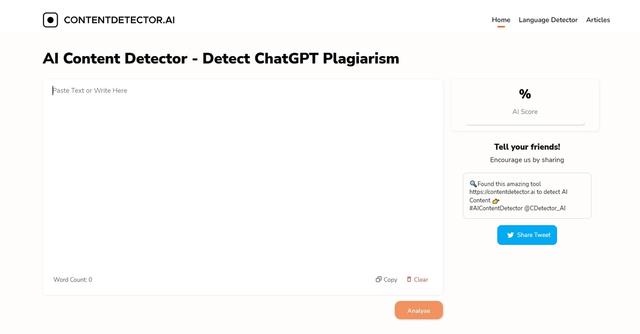 ContentDetector.AI - Ensure Authenticity of Your Work with ContentDetector AI