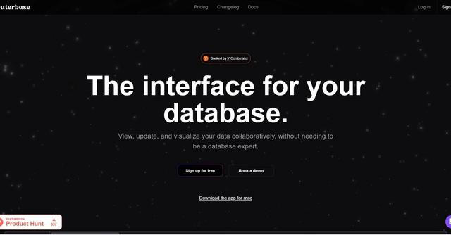 Outerbase - A user-friendly database interface to explore data.