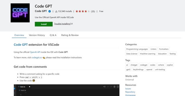Code Gpt Using The Official Openai Api Inside Vscode With Code Gpt