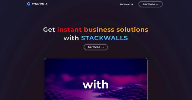Stackwalls - StackWalls is an AI tool by StackWalls Technologies Pvt. Ltd. that offers instant ...