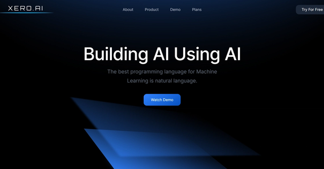 Xero.AI - No-Code AI Platform for Simplified Machine Learning