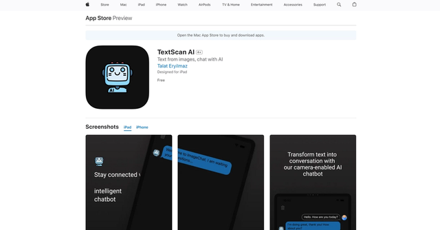 TextScan AI - Scan Text from Images and Chat with AI Messaging