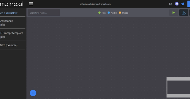 Kombine.ai - Create customized workflows from various AI components