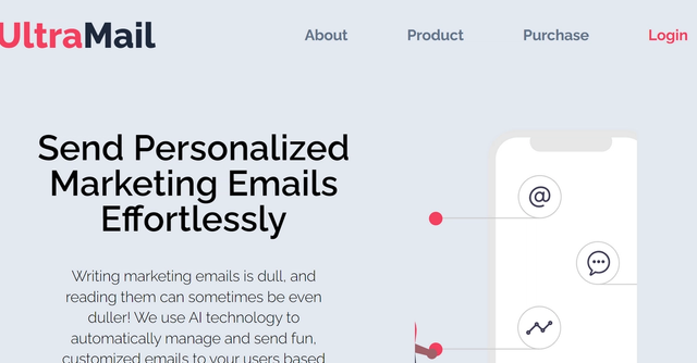 Ultramail - Send Personalized Marketing Emails Effortlessly