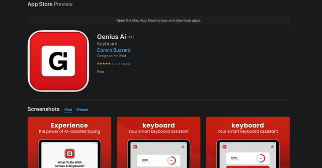 Genius Ai - Typing assistant for iPhone
