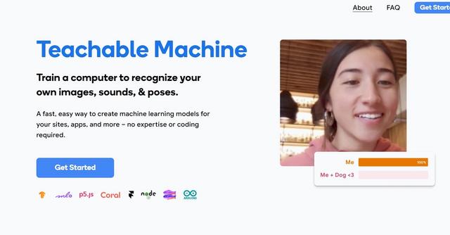 Teachable Machine - Teachable Machine: fast, easy ML models for everyone