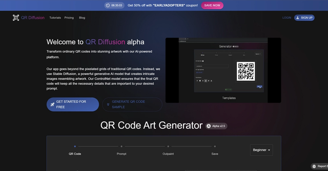 QR Diffusion - QR Code Art Generator